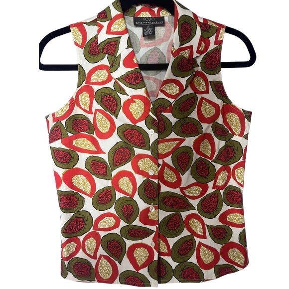 Saks Fifth Avenue | Jackets & Coats | Vintage Leaf Vest | Poshmark